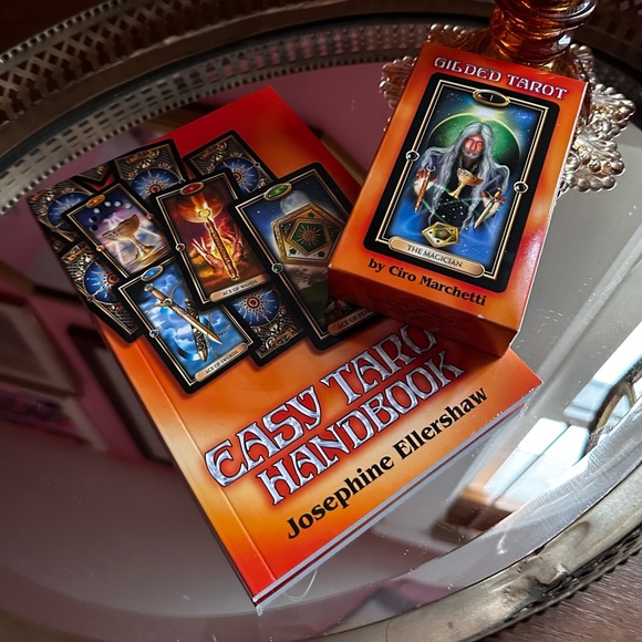 Games | New Gilded Tarot Deck And Easy Tarot Handbook Set | Poshmark